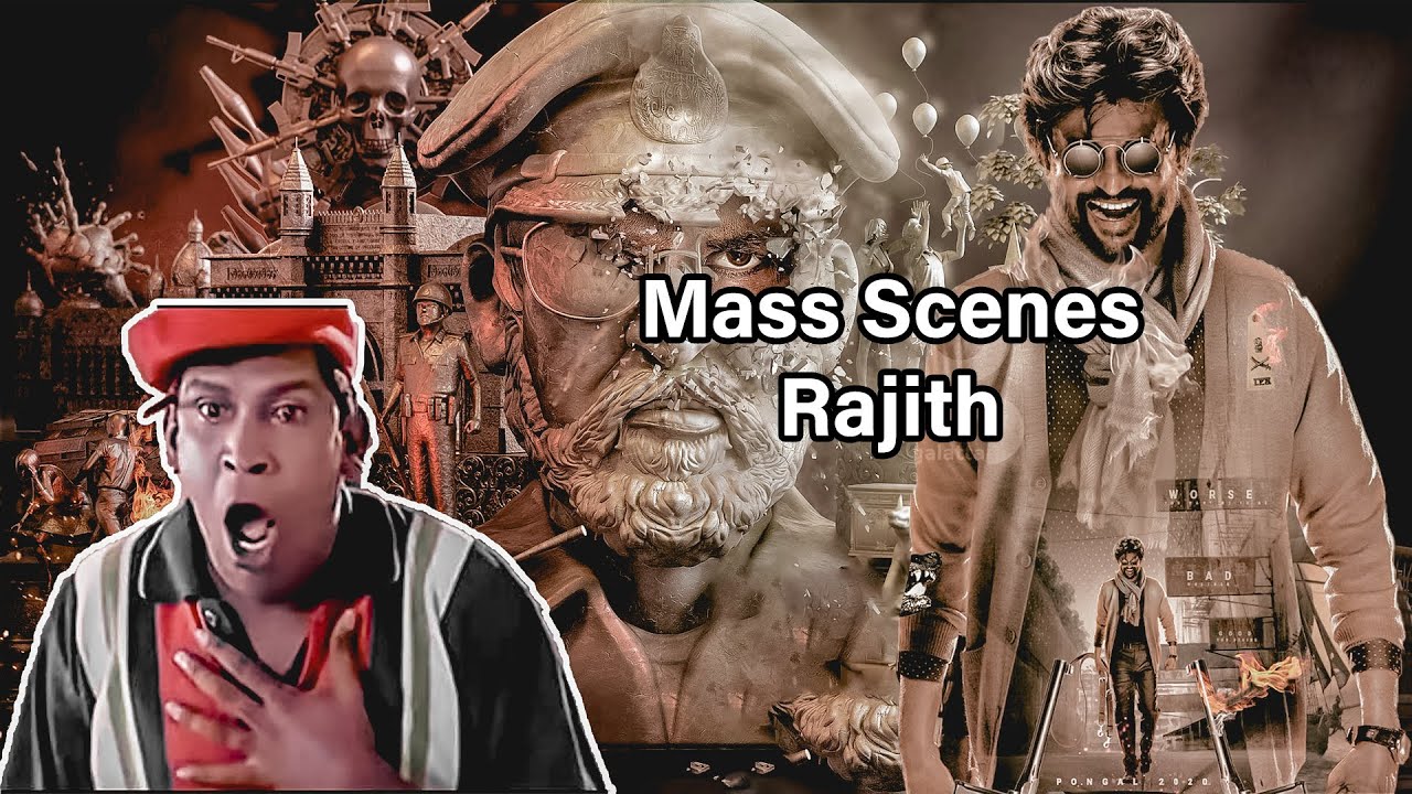 Mass Scene | Tamil Movie Scenes | Actor Rajinikanth | Police Arrest ...