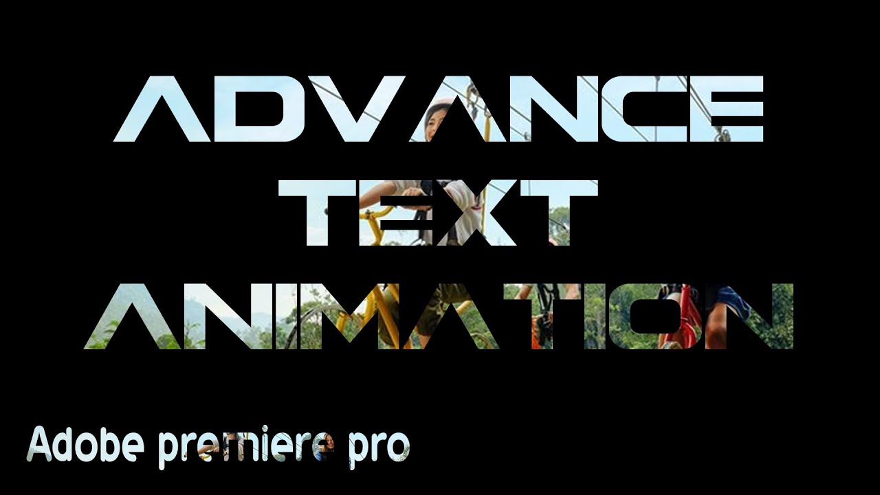 TEXT/TITLE Animations in Premiere Pro CC tutorial bangla Full Video ...
