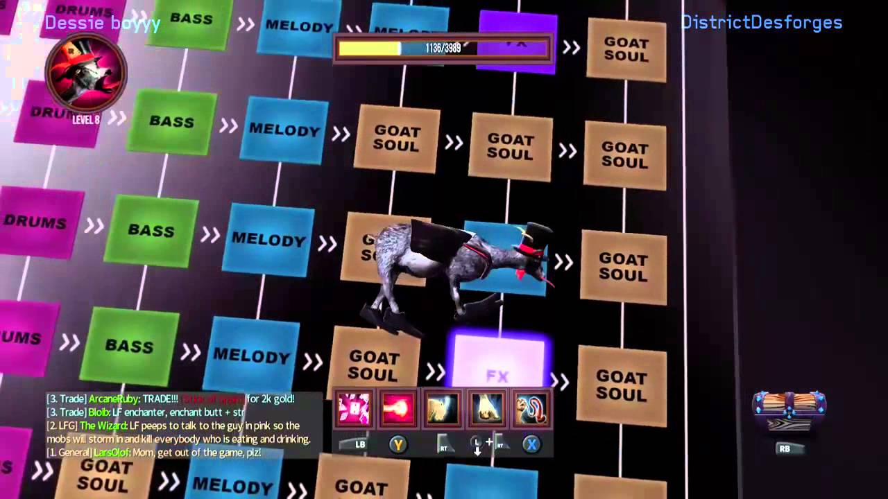 Goat Simulator MMO: "Music non stop" Achievement - YouTube