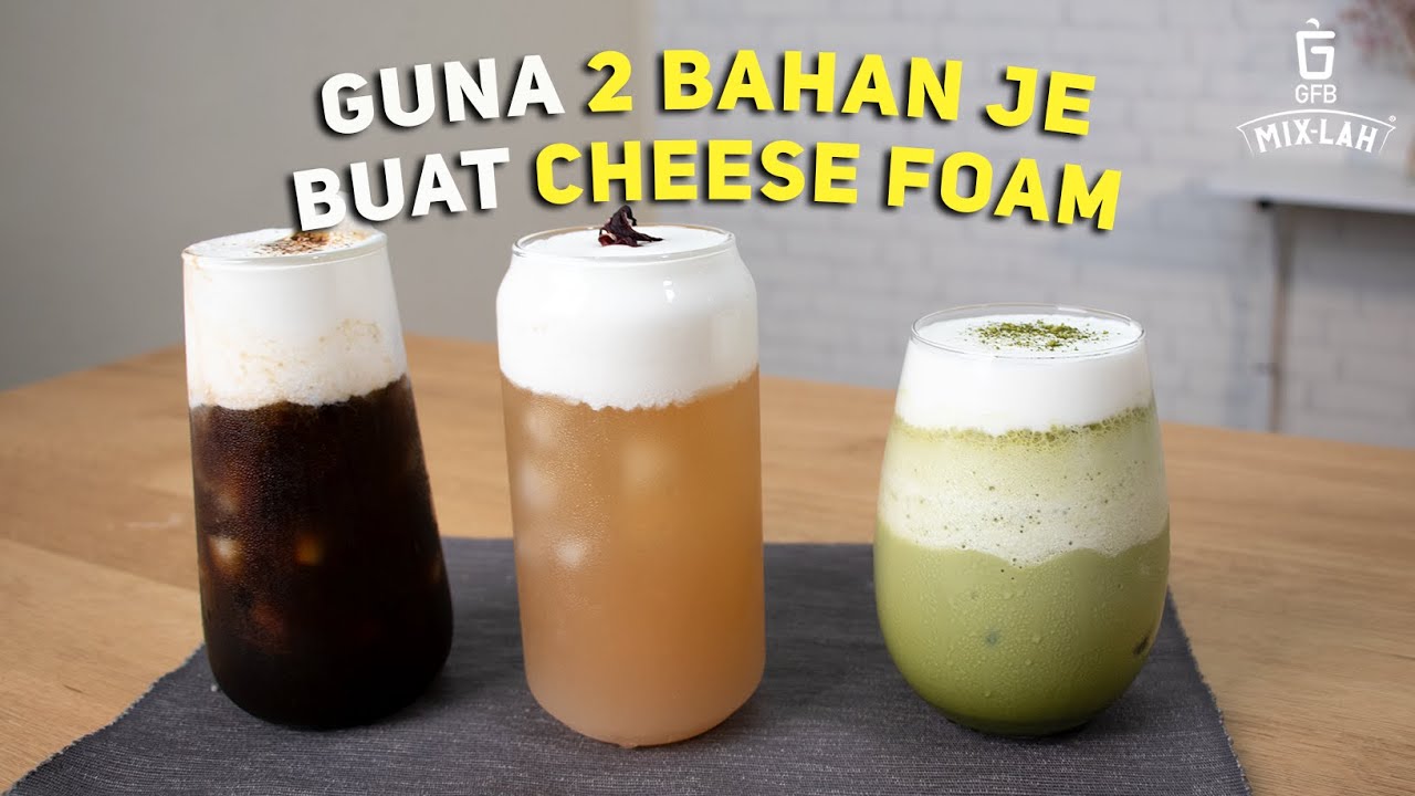 Cara Buat Cheese Foam Topping Bisnes Minuman Iceblend Milkshake - YouTube