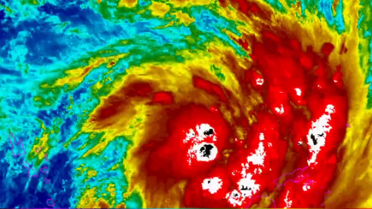 Fiji upgrades TD03F to Cyclone Cat 1 Sarai 27December - YouTube