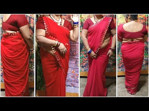 Aaj Sonam Aunty ne party me jaane ke liye kuch aise Saree Draping kiya | Saree Tips