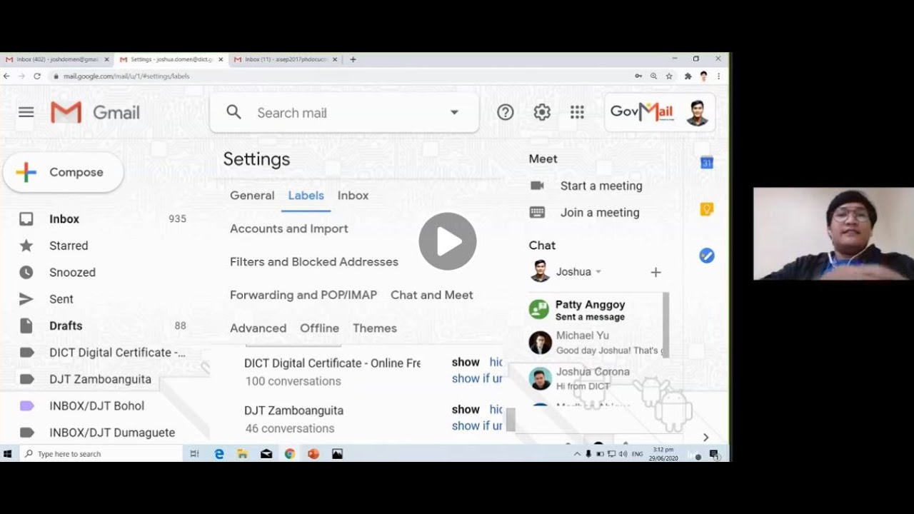 Webinar: Learn to Maximize: GMAIL (FB Live broadcast) - YouTube