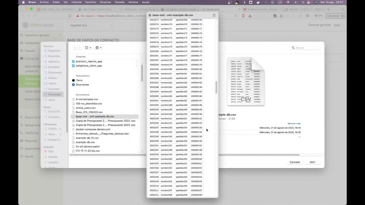 OMniLeads on Docker Desktop, Dialer configuration - YouTube