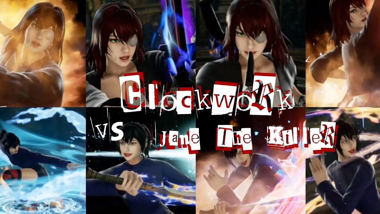 Soul Calibur 6 x Creepypasta - Clockwork vs Jane the Killer - YouTube