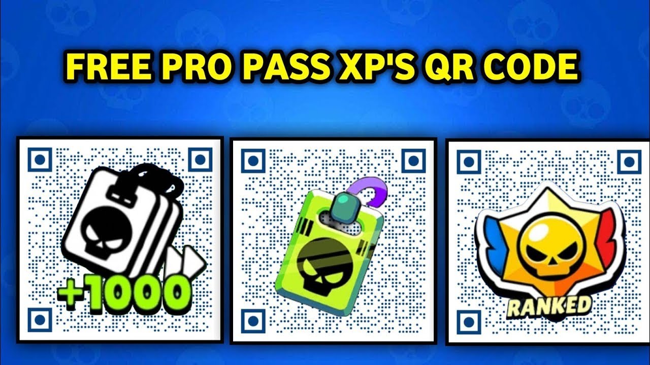 FIRST TIME 🔥FREE PRO PASS XP'S QR CODE🤓 BRAWL STARS QR CODE🥳 QR CODE ...