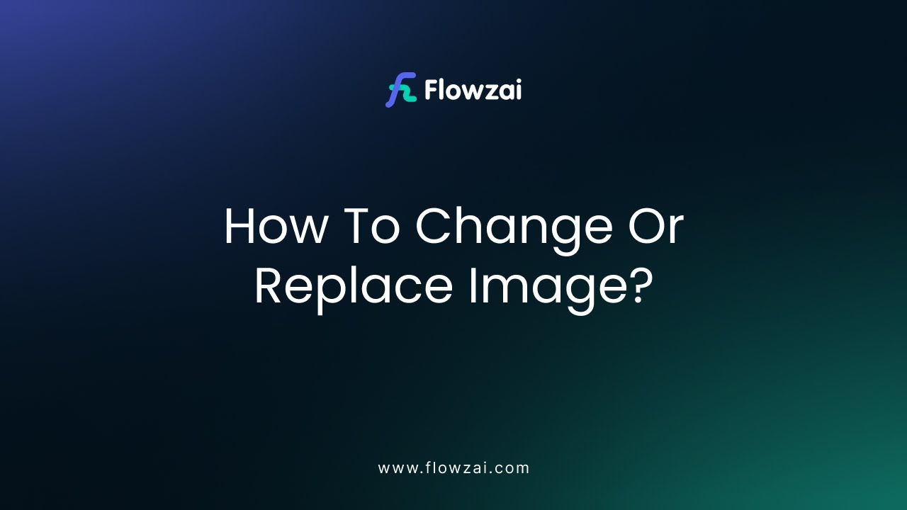 How do you change or replace images In Flowzai Webflow Templates ...