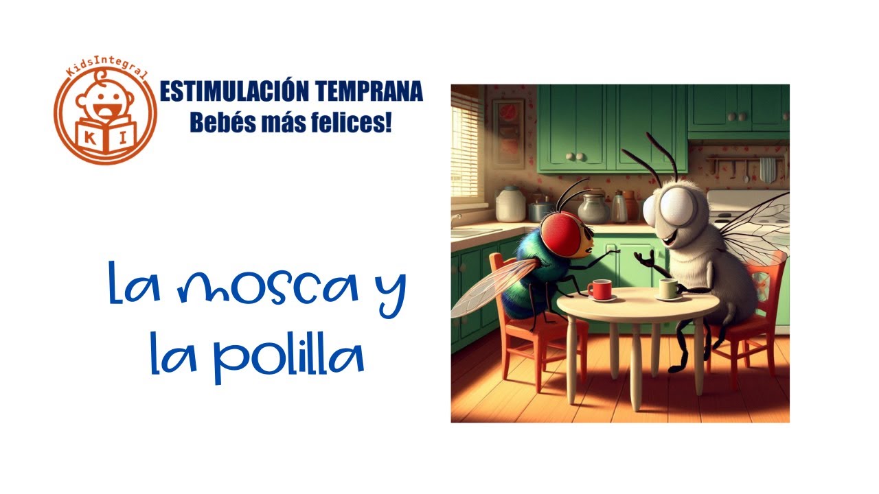La MOSCA y la POLILLA - CUENTOS para DIVERTIRSE - Estimulación temprana - YouTube