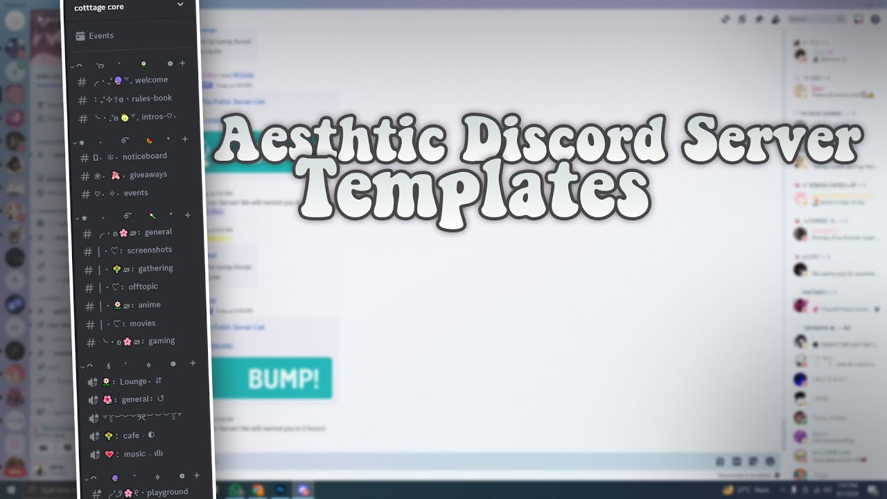 (new) free discord server templates 2024 | aesthetic discord server ...