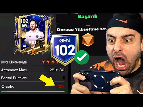 102 GEN DÜNYA REKORU KIRDIK 😱 %10 ŞANSLA MESSİ 102 OLDU ÇILDIRDIM ! EA FC MOBİLE 24 PAKET AÇILIMI !