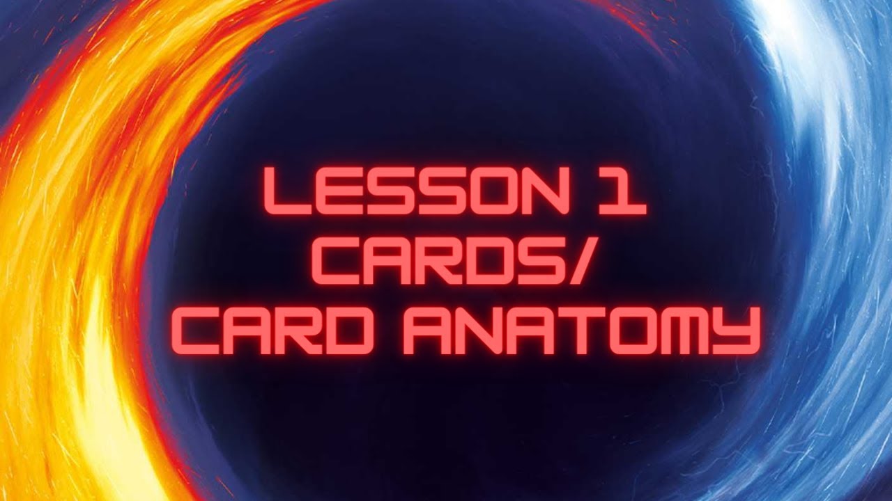 Lesson 1- Cards and their Anatomy - YouTube
