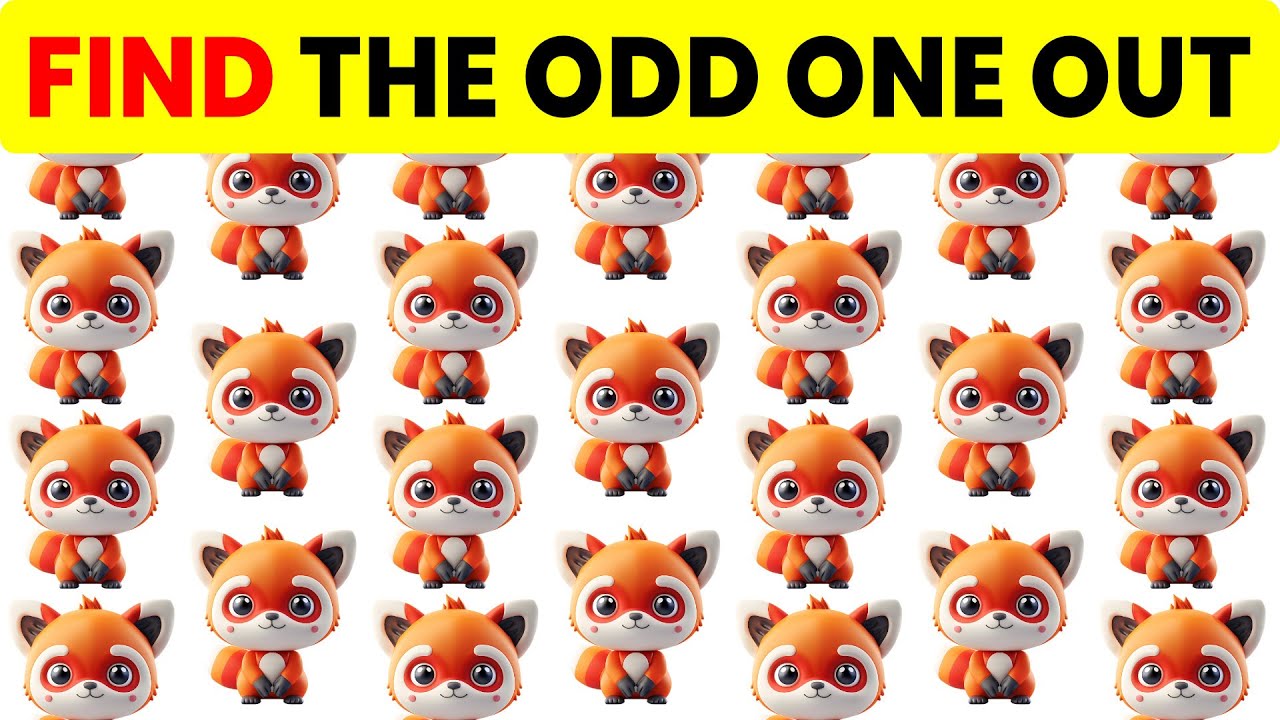 Spot the Odd One Out Challenge 👁️ | Fun Test: Can You Pick the ...