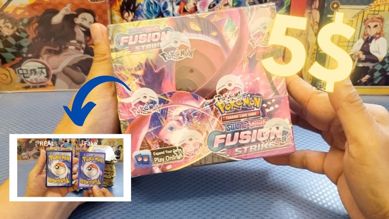 UNBELIEVABLE PRICE FOR 5$ BUT THERES A CATCH! UNBOXING FAKE POKEMON BOX ...