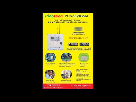 Hướng dẫn cách cài đặt và sử dụng bộ trung tâm Picotech PCA-959 GSM 4G - YouTube