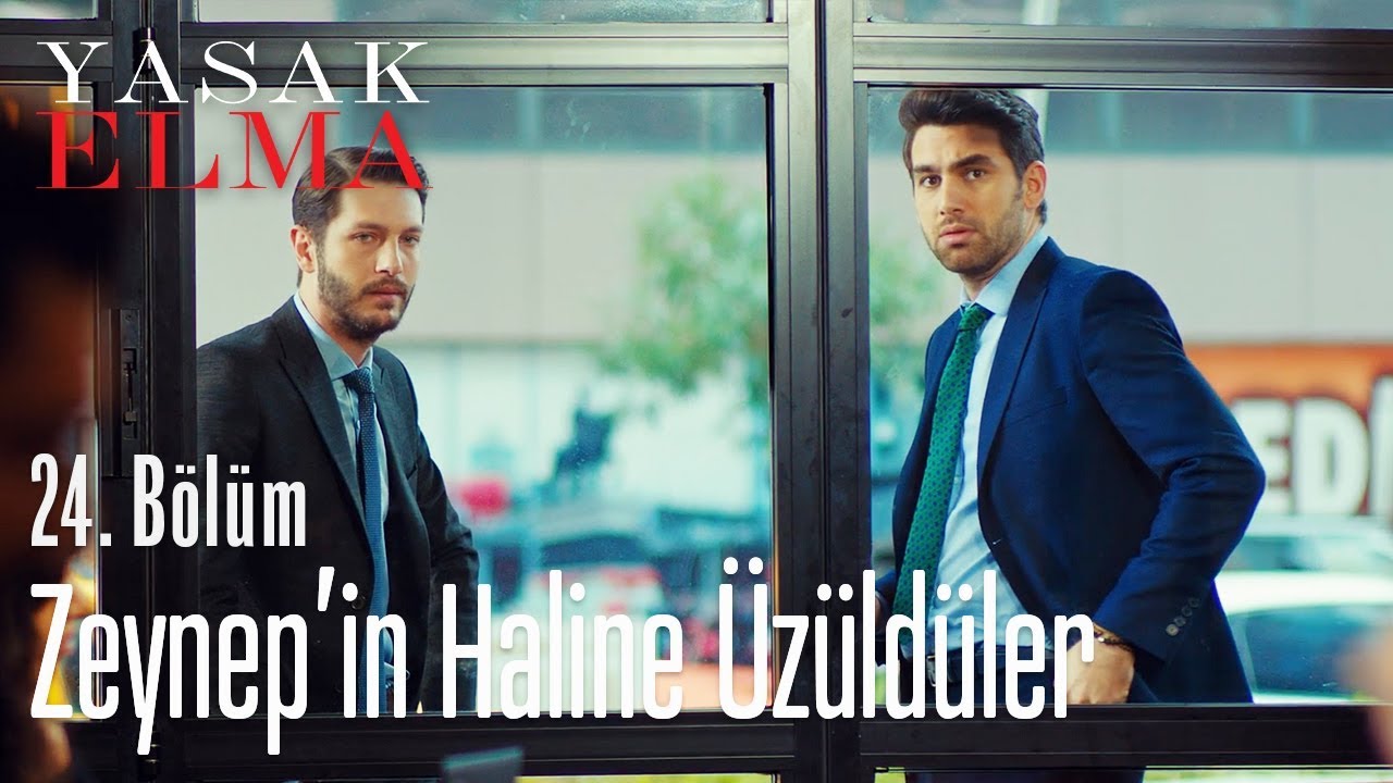 Caner ve Emir, Zeynep'in haline üzüldü - Yasak Elma 24. Bölüm - YouTube