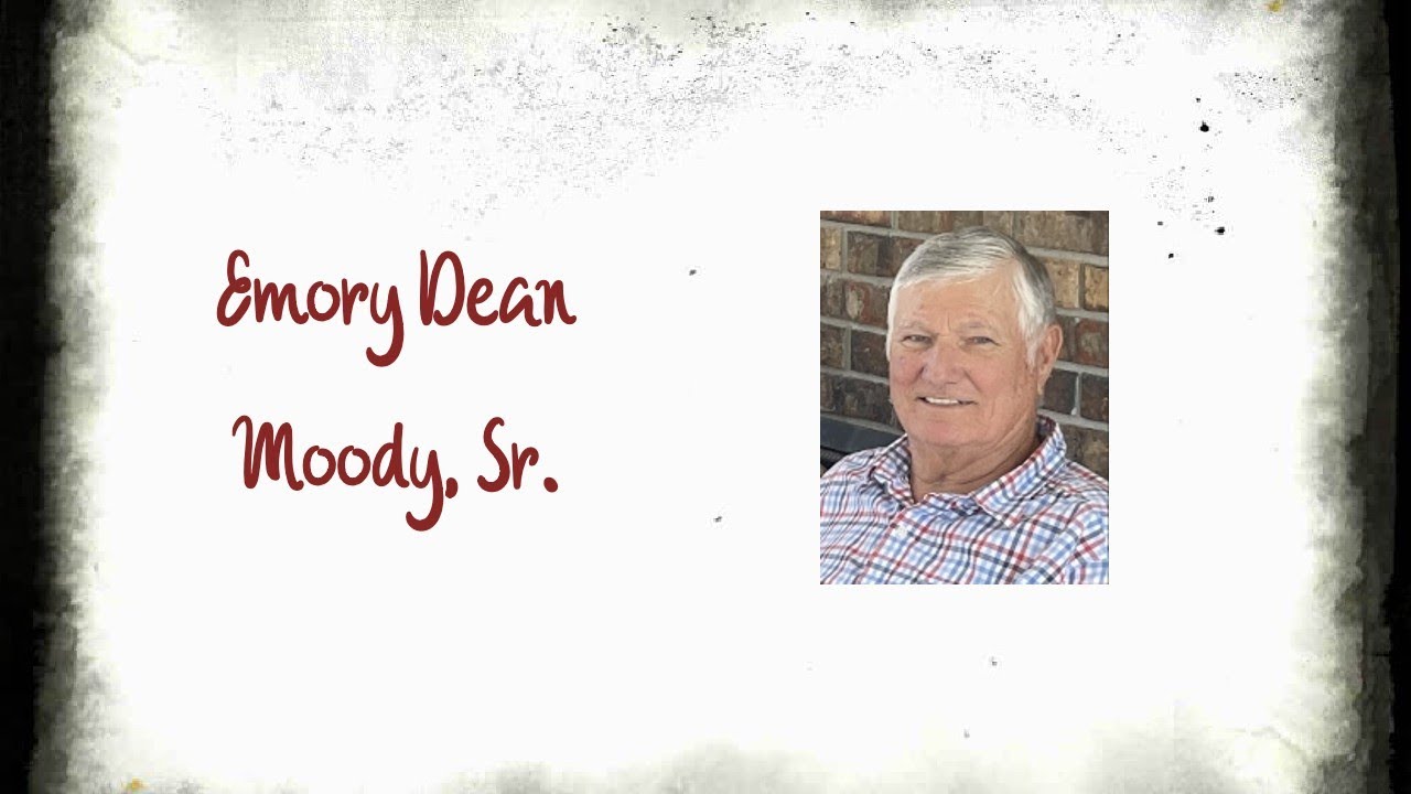 Emory Dean Moody, Sr. Funeral Service - YouTube