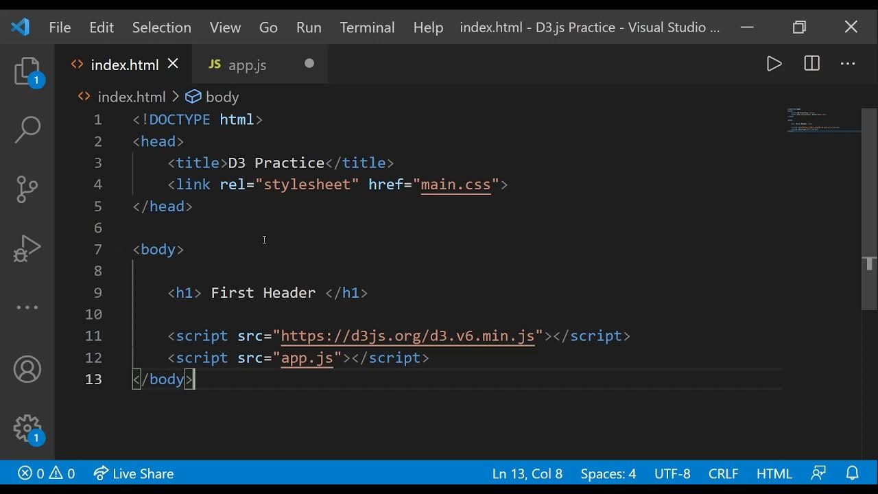 Element Binding and DOM Manipulation in D3.js Explained - YouTube