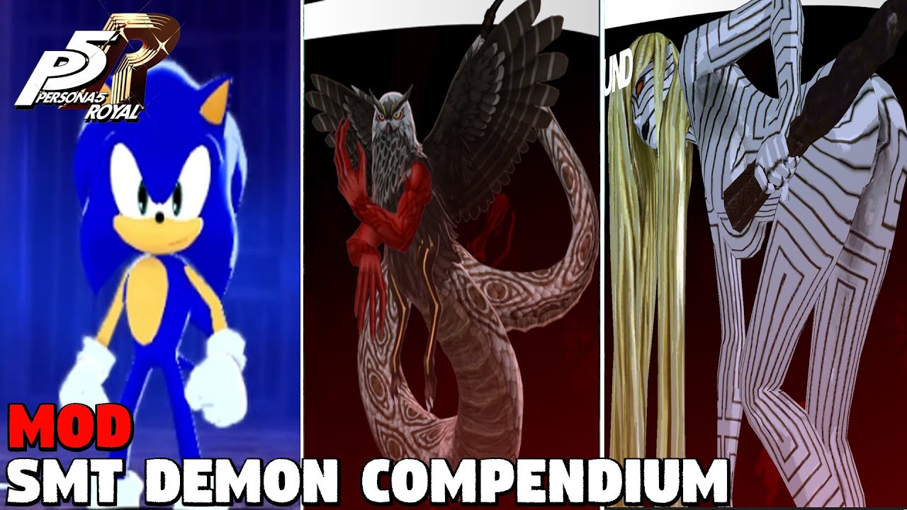 Persona 5 Royal - Demon Compendium SMT Mod - YouTube
