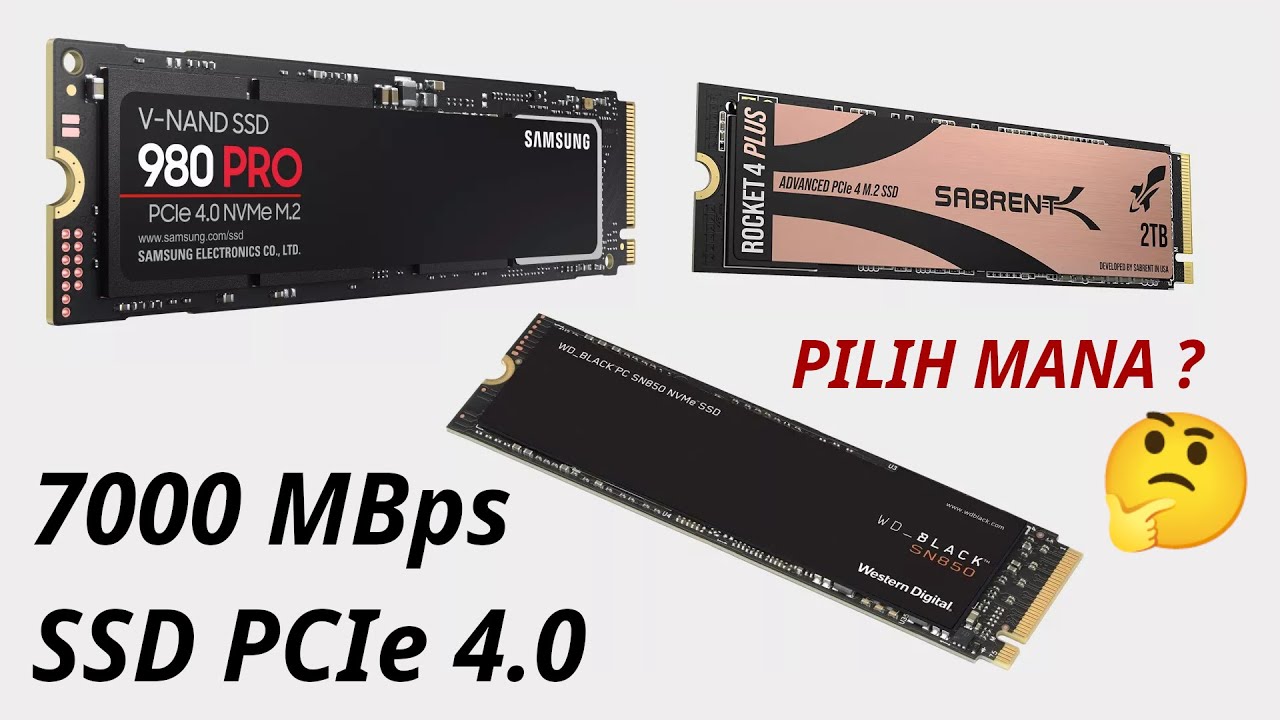 Memilih SSD TERBAIK dari yang TERCEPAT 🚀 - YouTube