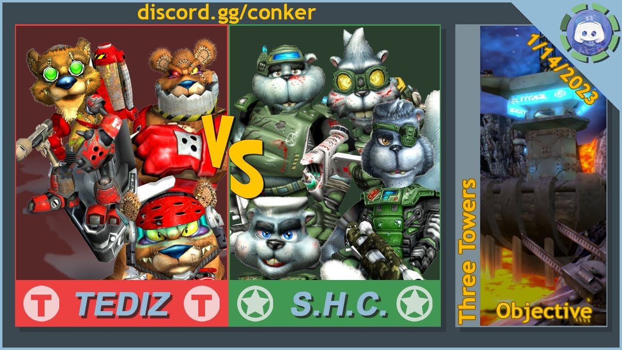 [Online Multi Play] Three Towers | Objective (1/14/2023) - Conker: Live ...