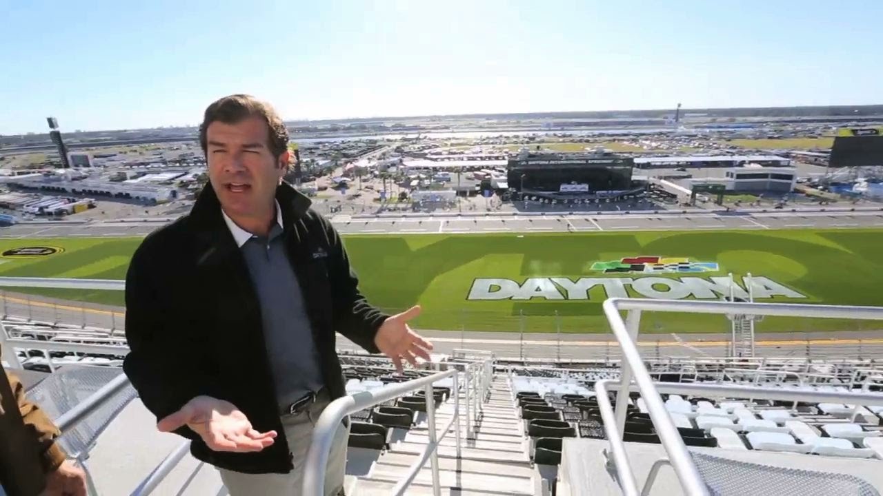 Take an exclusive tour of the new Daytona International Speedway - YouTube