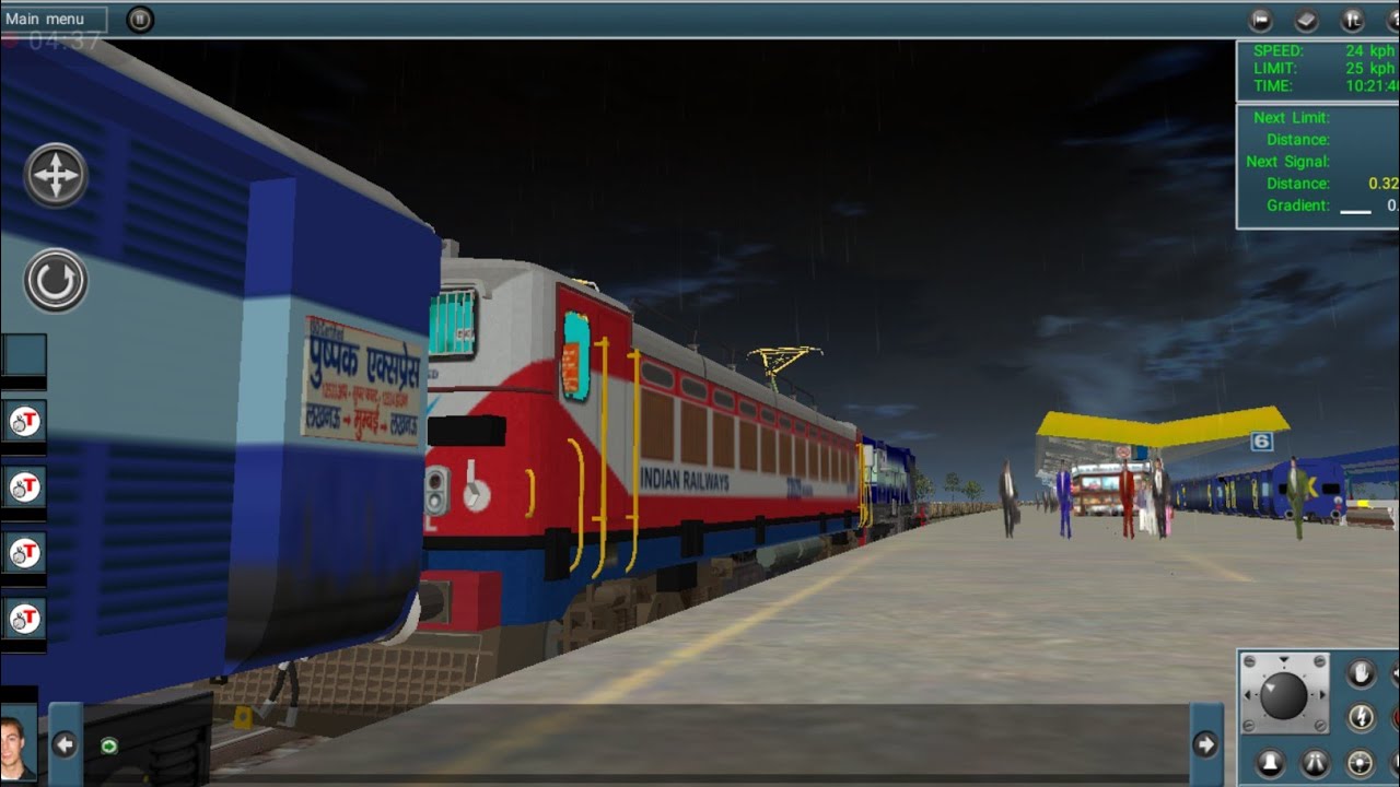pushpak express announcement - YouTube