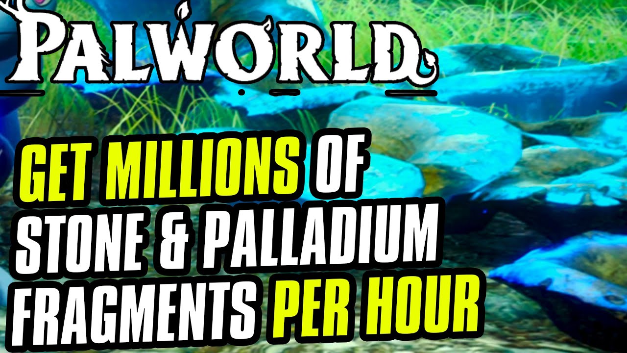 Palworld How to Farm Millions of Stone and Palladium Fragments Per Hour ...