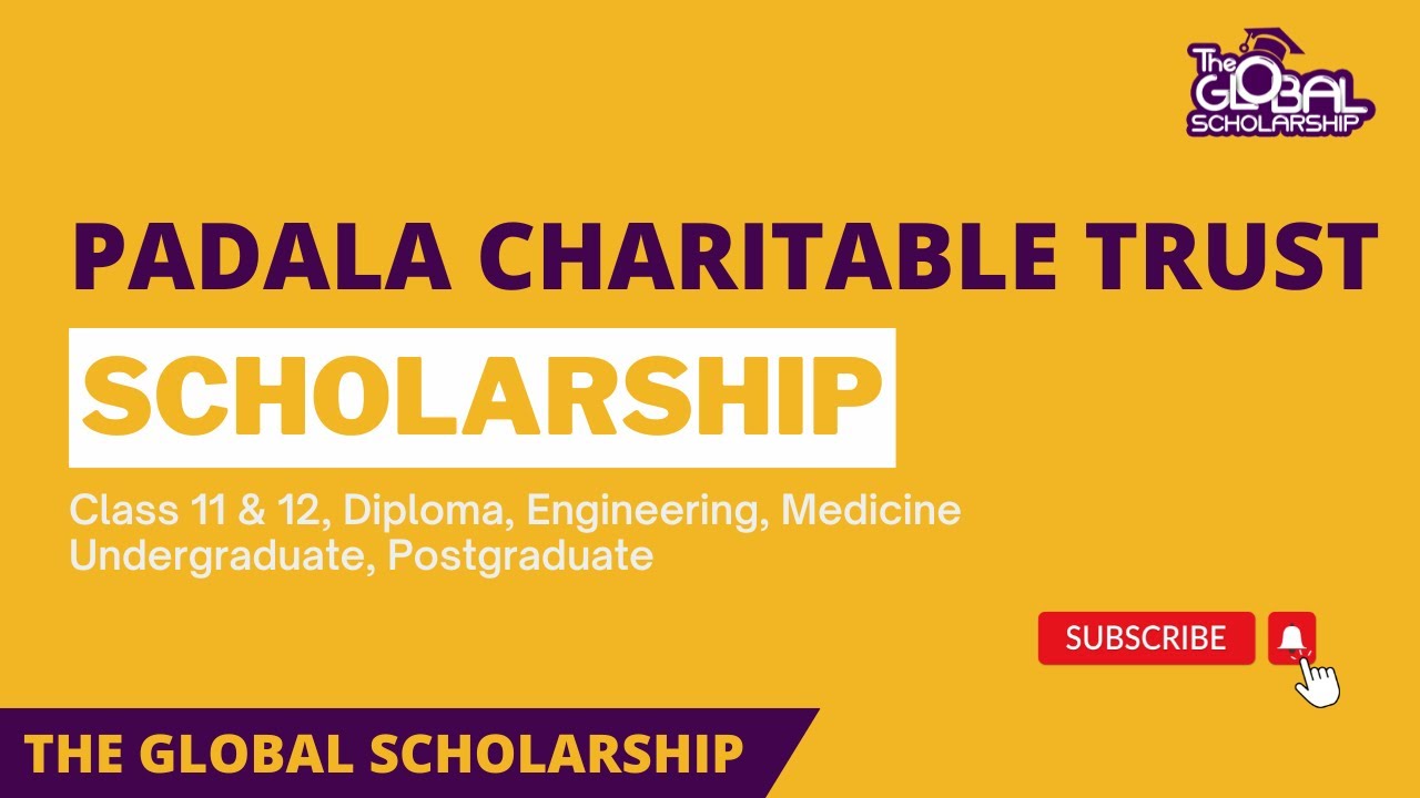 Padala Charitable Trust Scholarship | Andhra Pradesh | Telangana Scholarship - YouTube