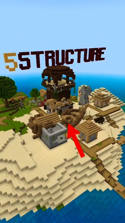 5 structure at spawn. minecraft (1.21)..! - YouTube