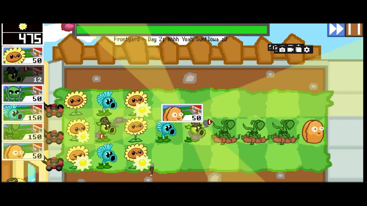 crushing zombies with op plants in pvz GA alpha 3 - YouTube