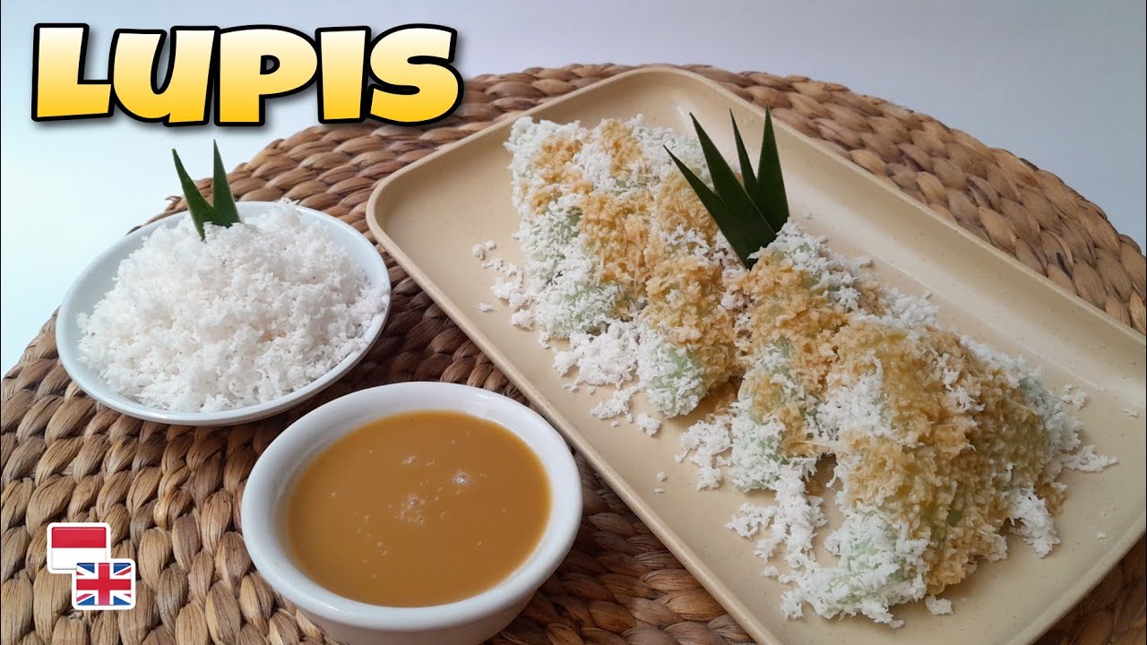 Lupis Ketan Kenyal Manis Gurih, Cuma Direbus 12 Menit !! - Kue ...