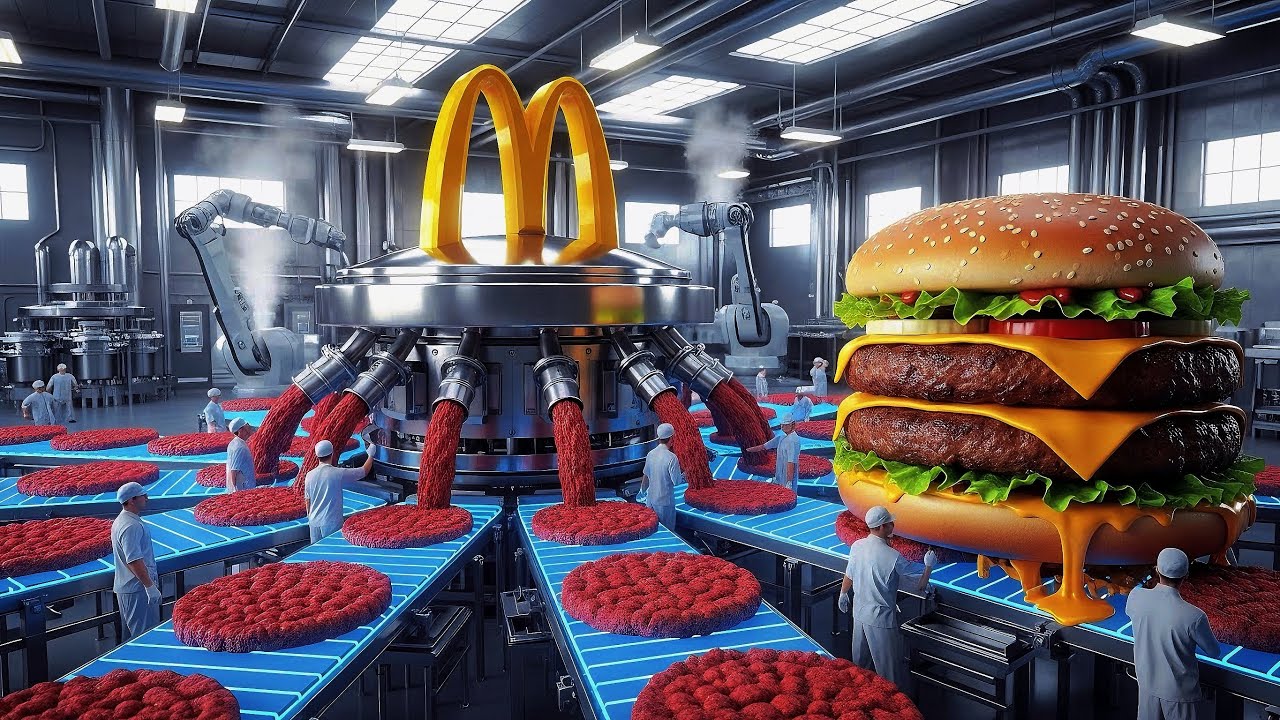 Inside the McDonald’s Hamburger Factory 🍔 How It’s Really Made Newera ...