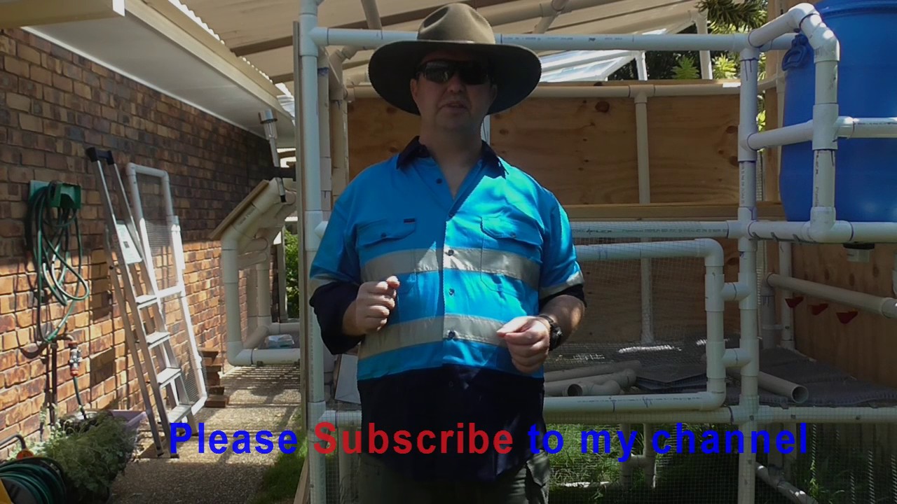 Chicken Coop Guttering How to install - YouTube