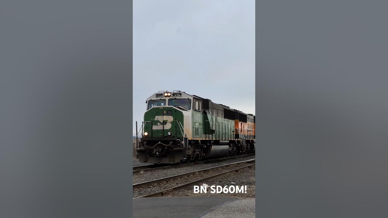 BN SD60M Leads the Low Line Local! #bn #bnsf #pasco - YouTube