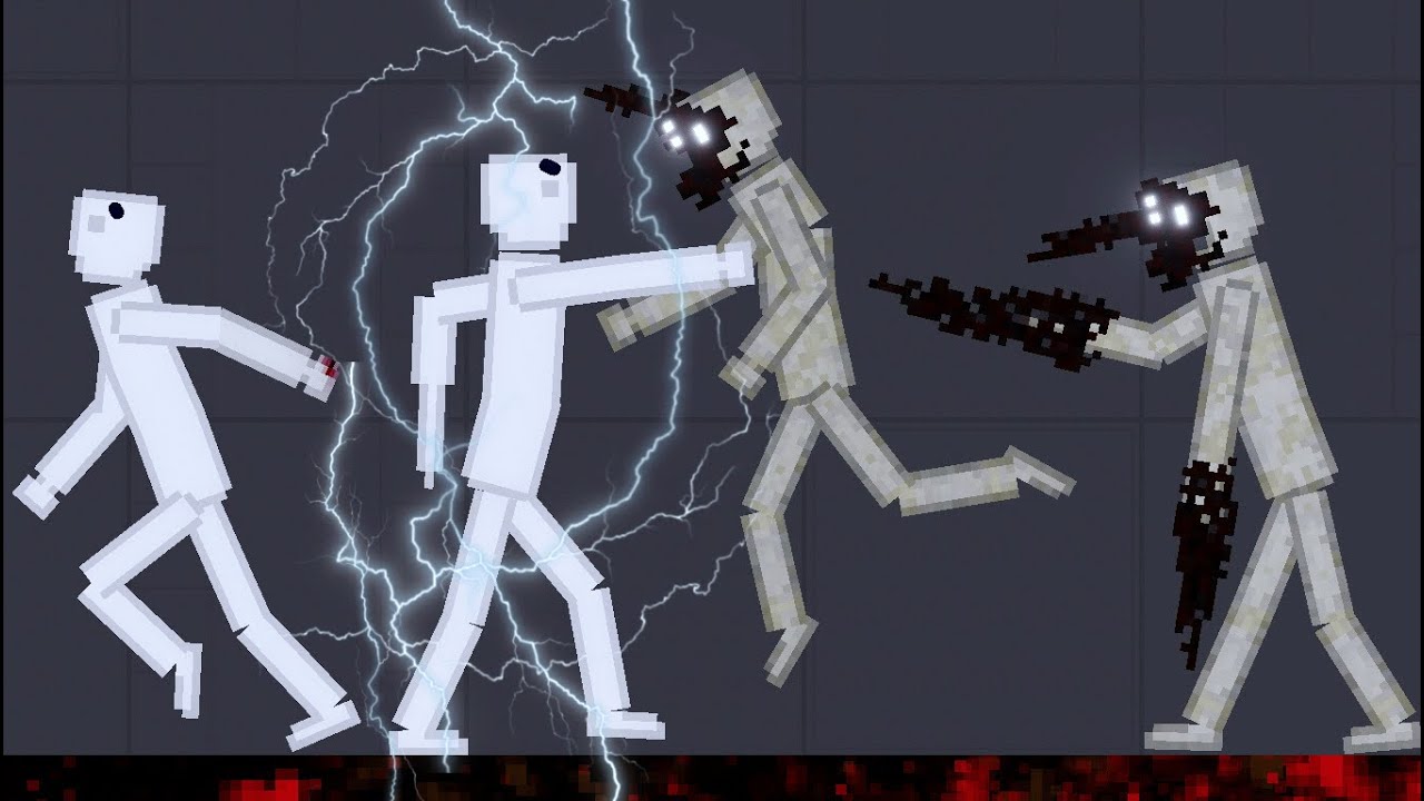 Terminator VS Infected Humans in People Playground - YouTube