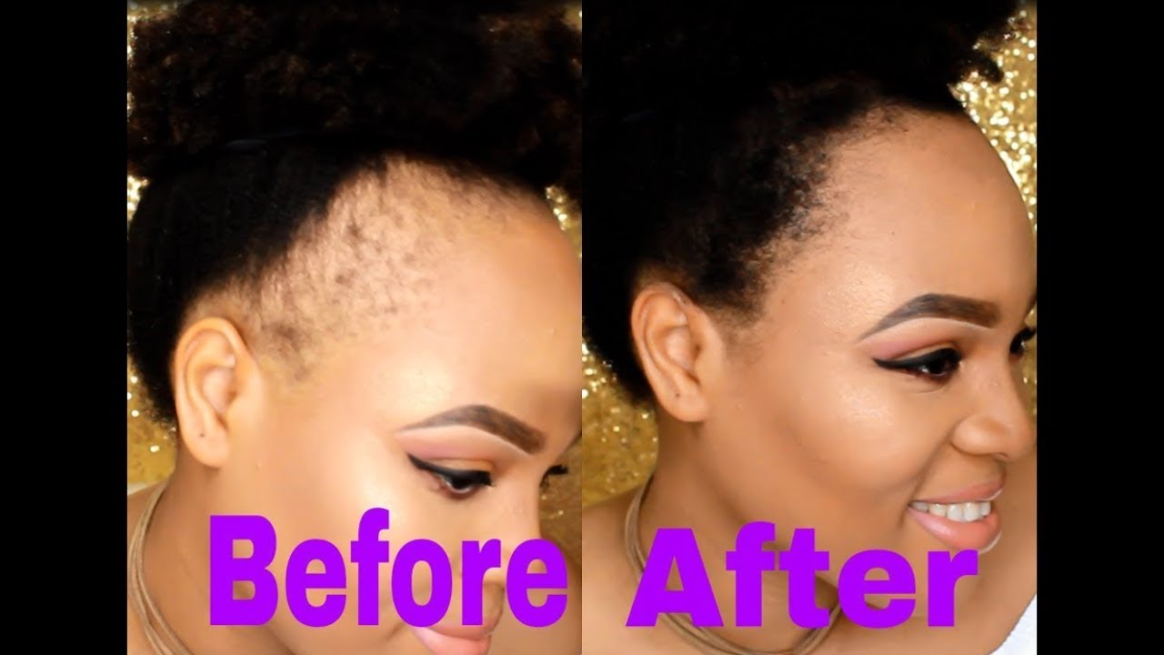 INSTANT FAKE EDGES/ THIN OR BALD EDGES? NO MORE WORRIES - YouTube