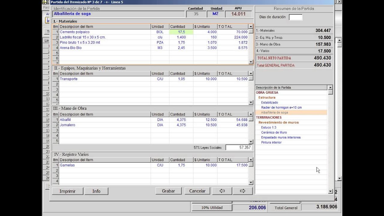 Itemizar - Iniciando el estudio de propuesta - YouTube