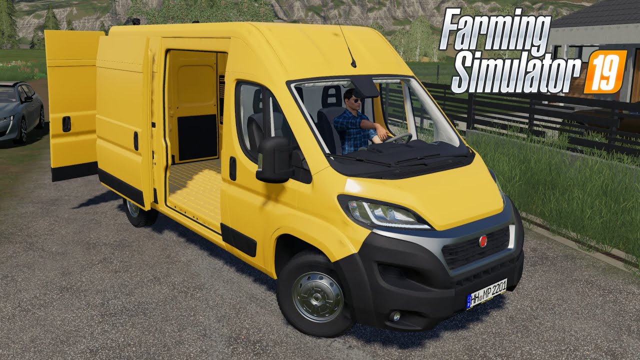 2014 Fiat Ducato - Farming Simulator 2019 [FS19 LS19 Car Vehicle Mod] # ...