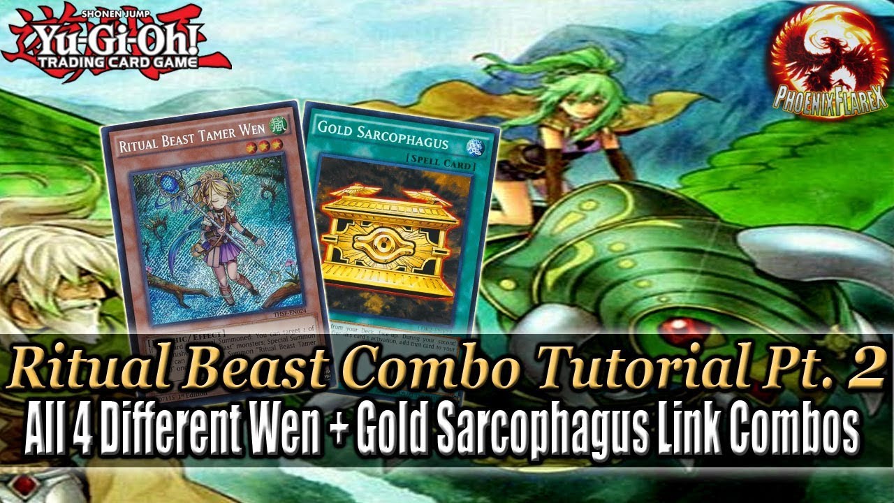 Yu-Gi-Oh! RITUAL BEAST Link Combo Tutorial (w/ Ulti-Kimunfalcos) #2: 4 ...