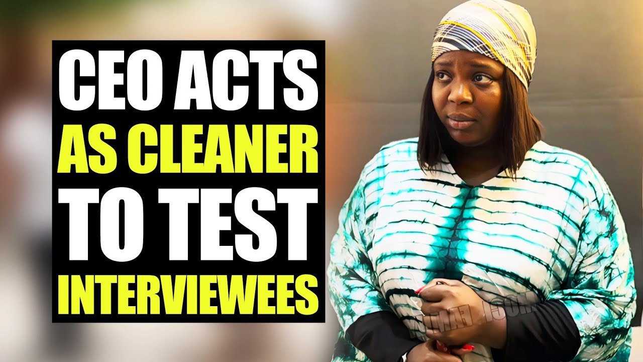 Ceo Acts As Cleaner To Test Interviewees | moci family - YouTube