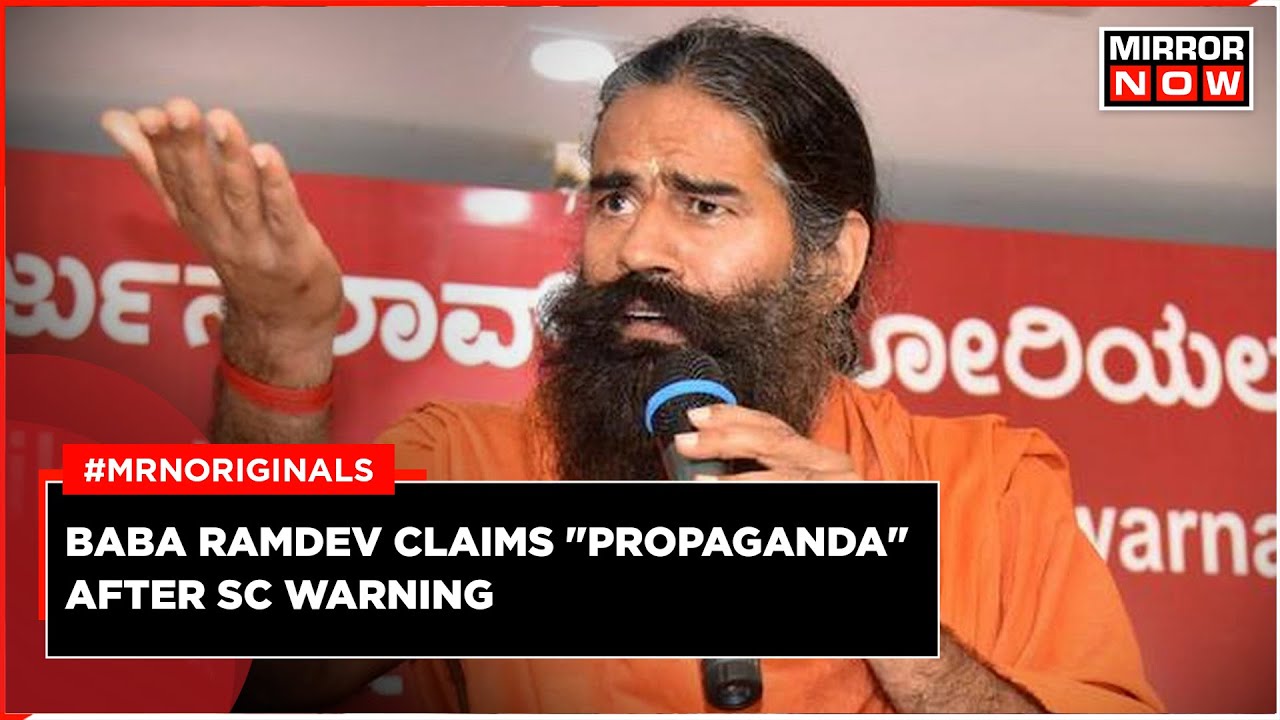 Baba Ramdev Issues Statement | SC Warning Over 'Misleading' Ads | Patanjali Ads Controversy ...