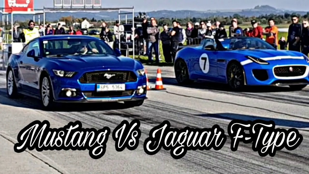 Ford Mustang Vs Jaguar F-Type Drag Race Automotosprint CR 30.9.2017 ...