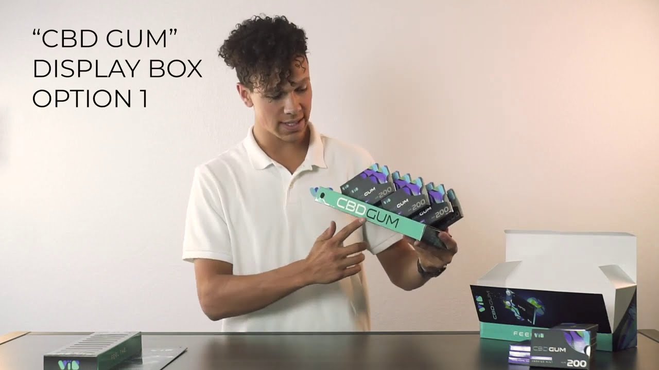 ViB Gum Display Box Set Up Video - YouTube