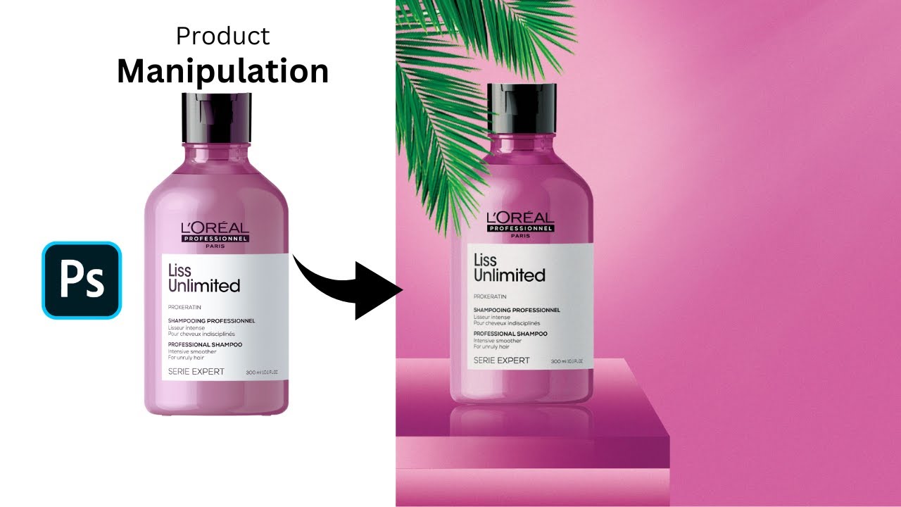 Shampoo Product Advertising Manipulation Design Tutorial | Photoshop.# ...