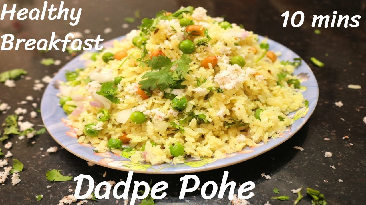 Dadpe Pohe | Maharashtrian Traditional Healthy Breakfast - DV Recipes ...