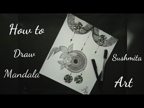 How to draw mandala | Sushmita paul | #mandala #art #artist - YouTube