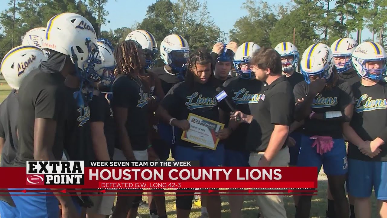 The Extra Point Team of the Week, Week Seven: Houston County Lions ...