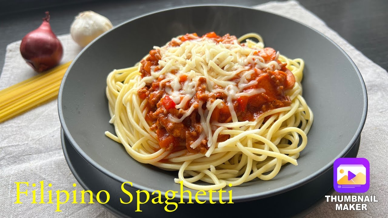 Ganito Ang Masarap Na Filipino Spaghetti | Pinoy Style Spaghetti - YouTube