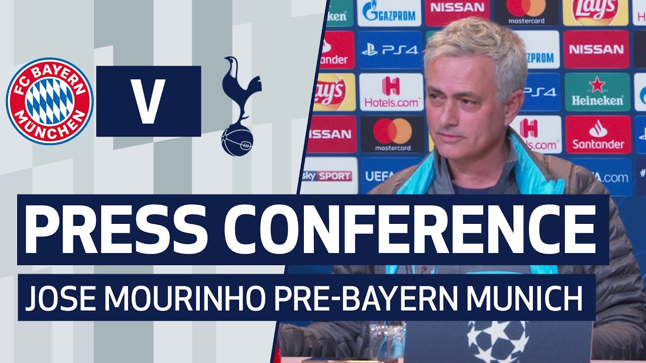 PRESS CONFERENCE | JOSE MOURINHO PREVIEWS BAYERN MUNICH - YouTube