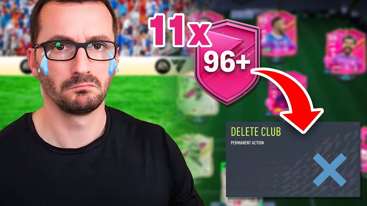 96+ FUTTIES Decide My Team : Lose = DELETE CLUB | EAFC 24 - YouTube